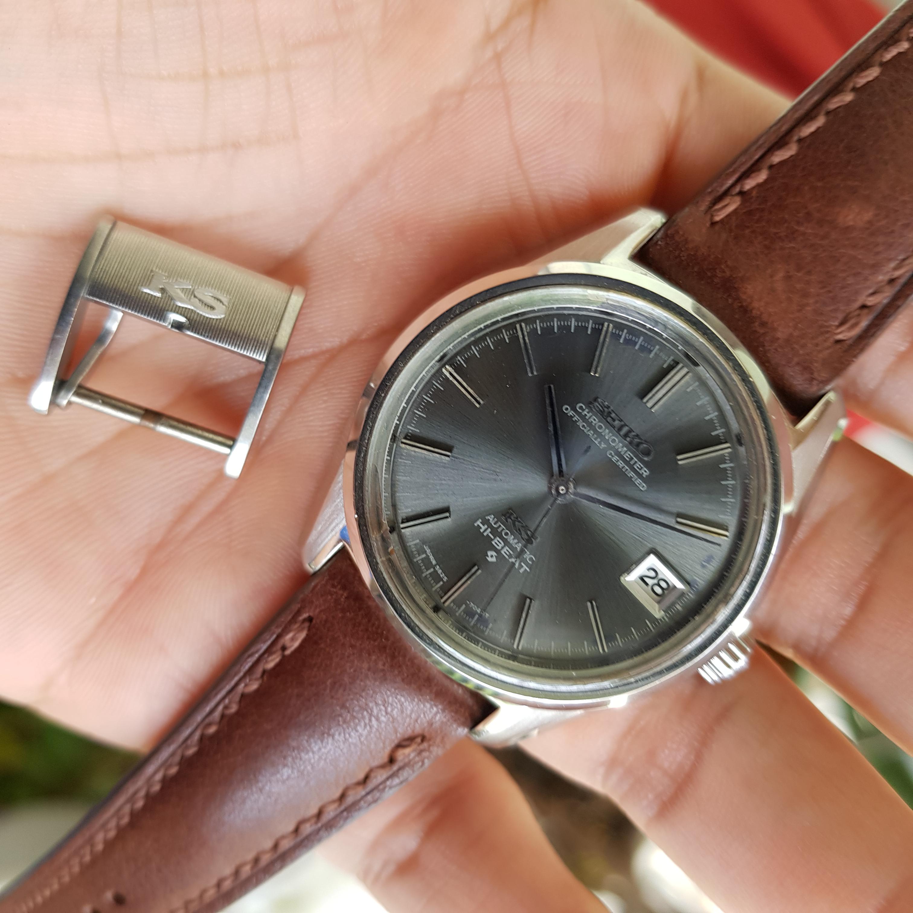 [WTS] Rare Grey Dial King Seiko Chronometer 5625-7040 with original Buckle | WatchCharts Marketplace