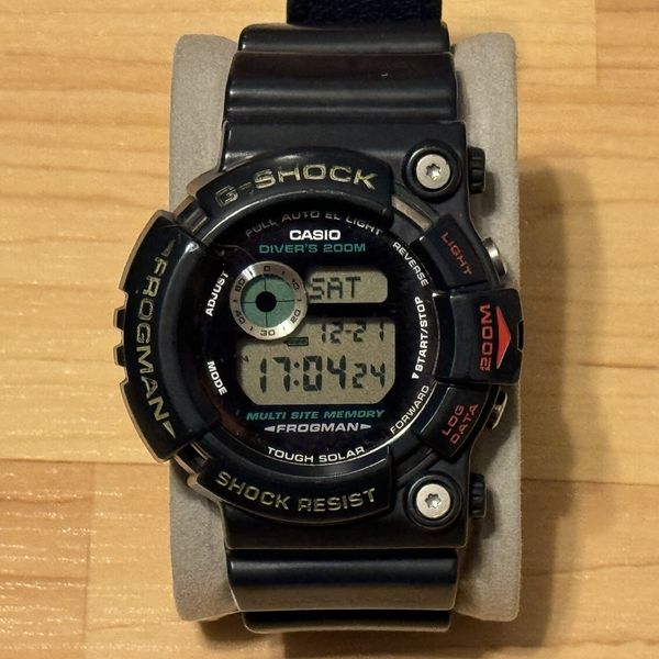 Casio G-Shock GW-200-2 NAVY BLUE Final Frogman GW200 Tough Solar ...