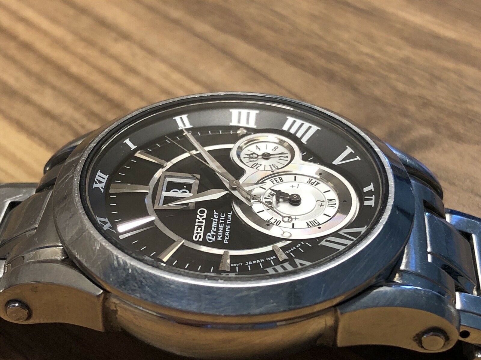 Seiko Premier Kinetic Perpetual Calendar SNP021 Price as of October 2025 | WatchCharts