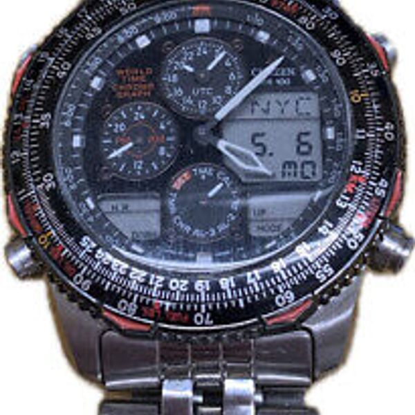 Used Citizen WR 100 World Time Chronograph Promaster C300-E80044 ...