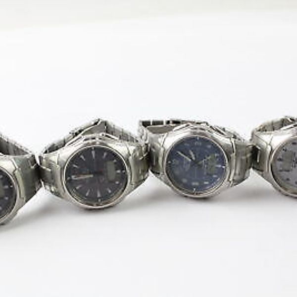 Mens Assorted Casio Wave Ceptor Tough Solar Watches Quartz UNTESTED x 4 ...