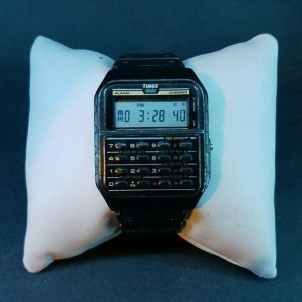 RARE Vintage Timex 10 Digit Calculator Watch w/ Alarm + Chronograph ...