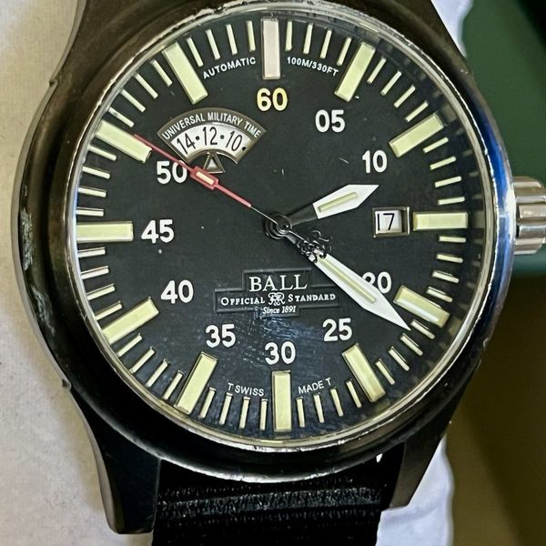 Ball Fireman Night Train Date Designer Classic Sport Menâ s Watch 43mm ...