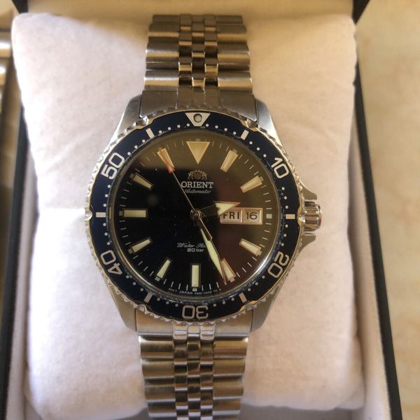 Orient Kamasu, blue dial & bezel , 200m Dive Watch + Extra Jubilee ...
