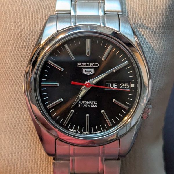 Seiko 5 SNKL45 Automatic Watch New Warranty | WatchCharts Marketplace