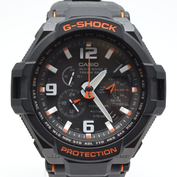 CASIO Casio GW-4000 G-SHOCK Sky Cockpit Black Dial Black Belt Solar ...
