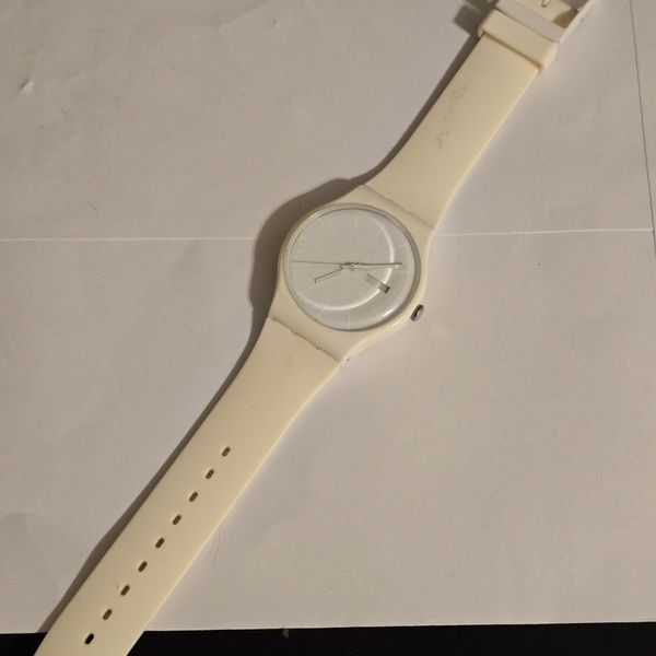 Vintage White Swatch - Works Great - Day / Date Swatch | WatchCharts ...