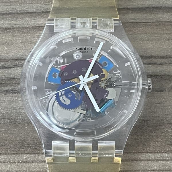 Swatch SUOK111 Random Ghost Watch 2013 Very Good Working Condition With ...