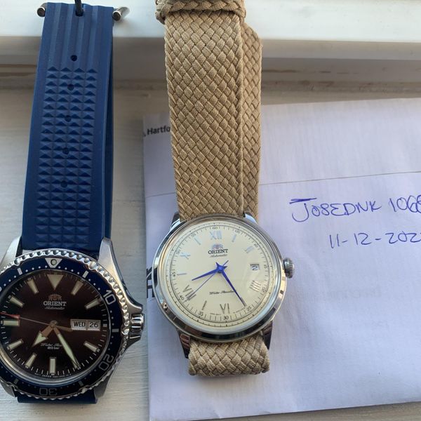 [WTS] Orient Kamasu (w/ multiple straps) & Orient Bambino V2 (w ...