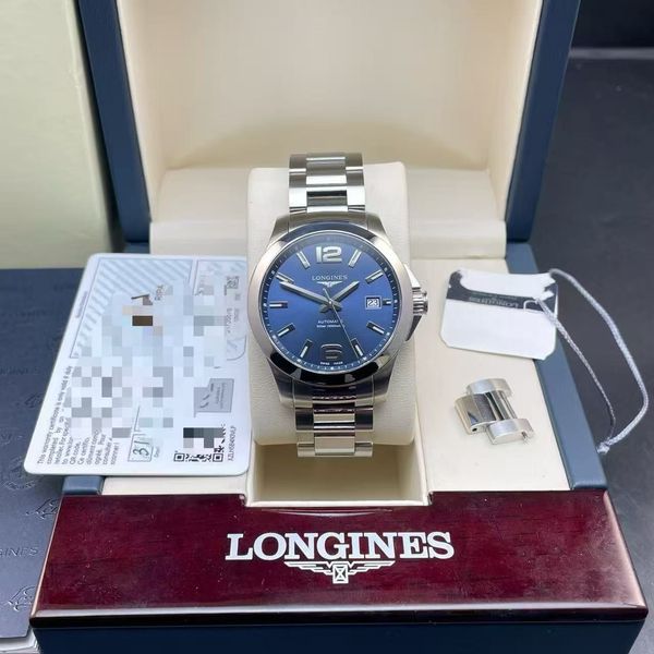 Longines Conquest Blue Dial L3.776.4.99.6 Men's Watch Automatic 39mm ...