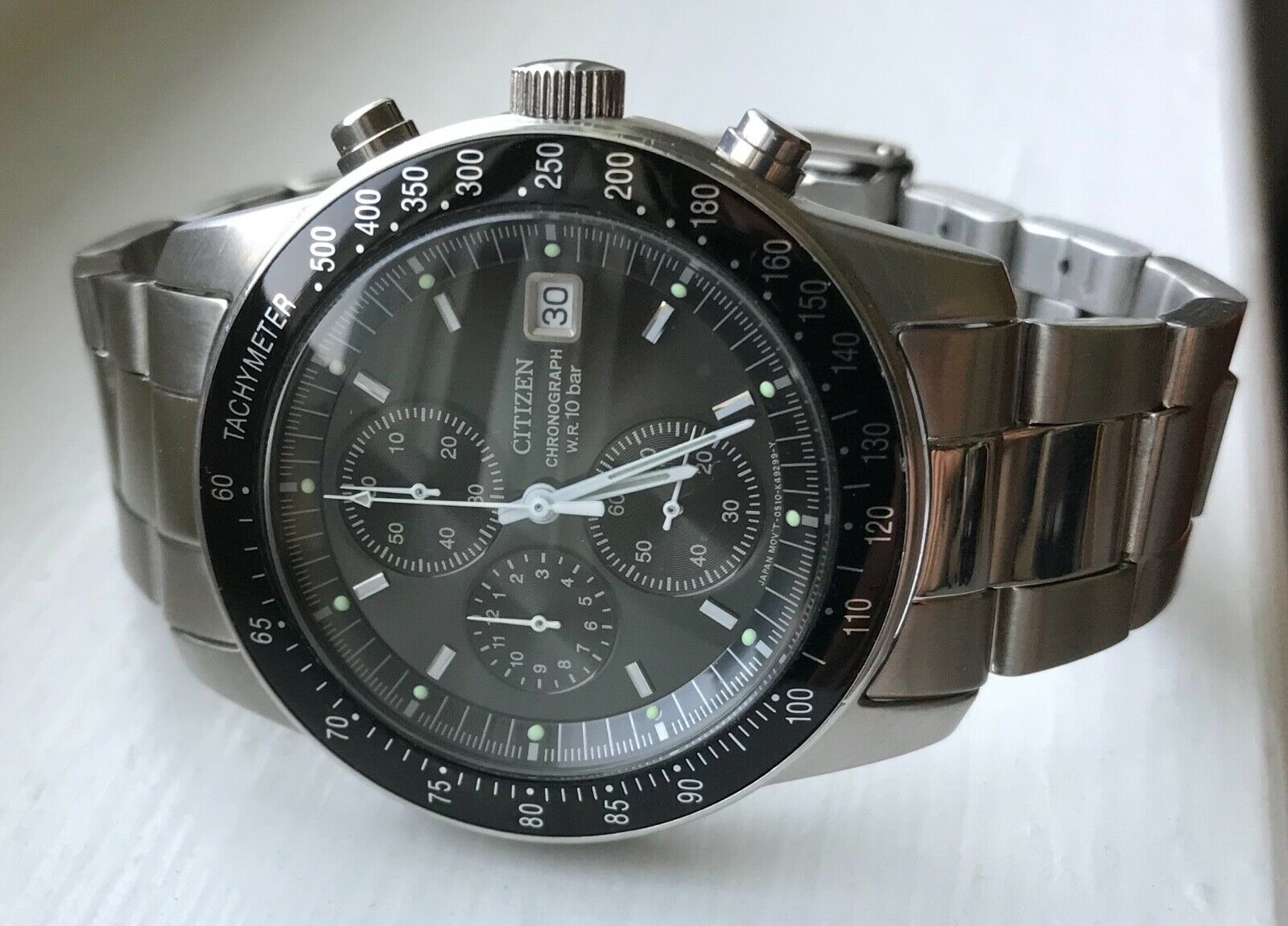 CITIZEN SPEEDMASTER MENS QUARTZ CHRONOGRAPH AN0880-57E 0510-K16008 ...