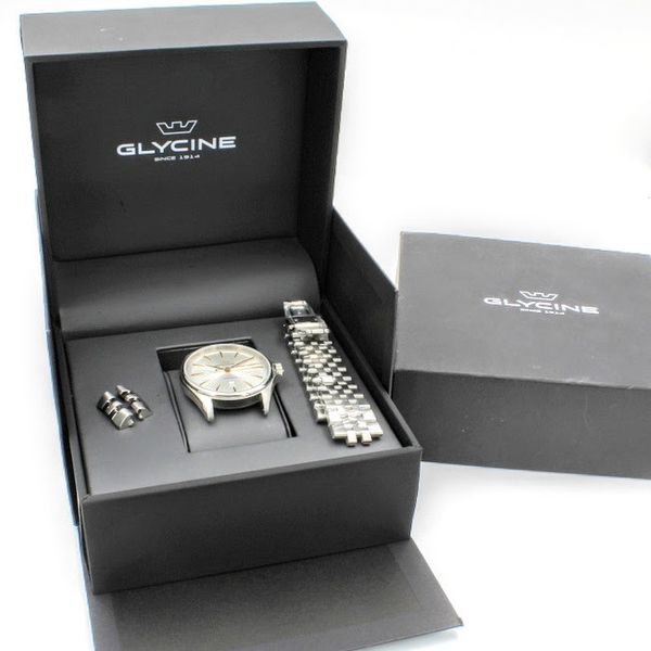 Glycine GL0453 Combat Automatic Stainless Steel Wristwatch W/ Box # ...