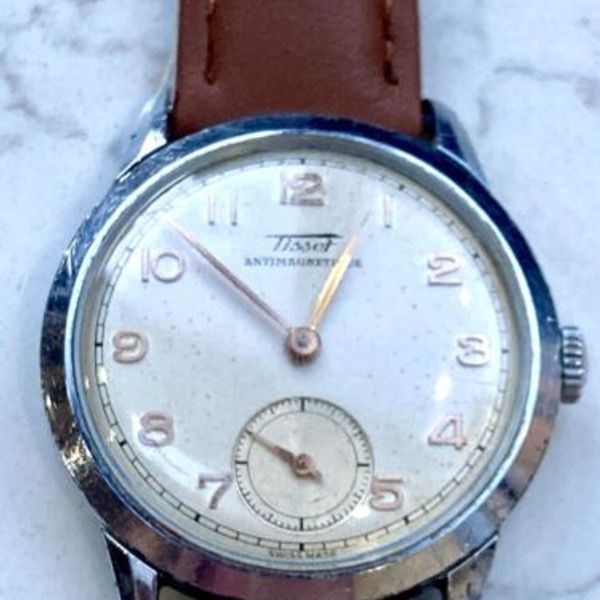 Tissot Antimagnetique Manual Pilots Watch - 1940â s - Working ...