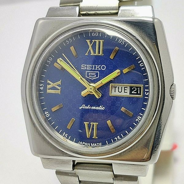 Genuine Seiko 5 Automatic 17 Jewels Movement Japan Made Men's ...