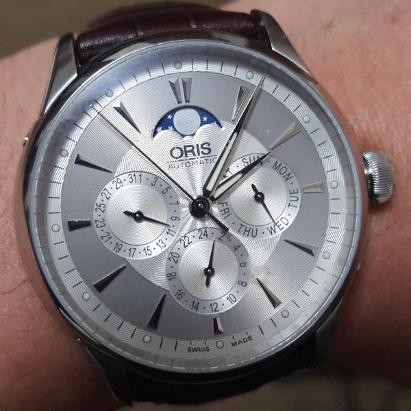 [WTS] Oris Artelier Complication Moonphase Automatic | WatchCharts Marketplace