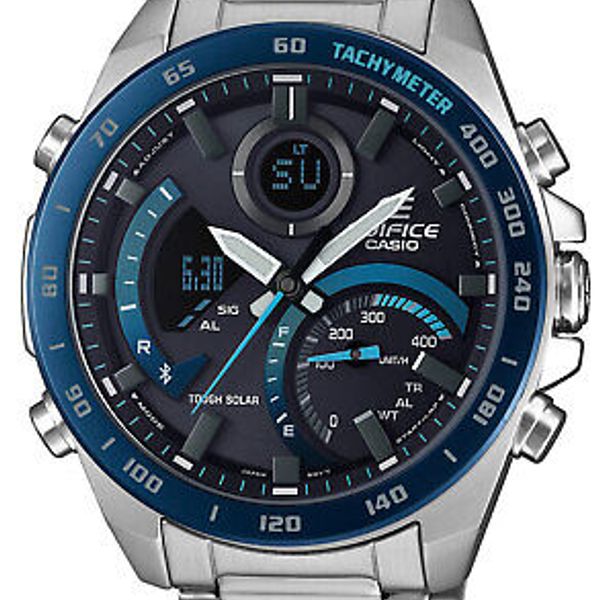 Casio Edifice Solar Watch With Bluetooth ECB-900DB-1BER | WatchCharts ...