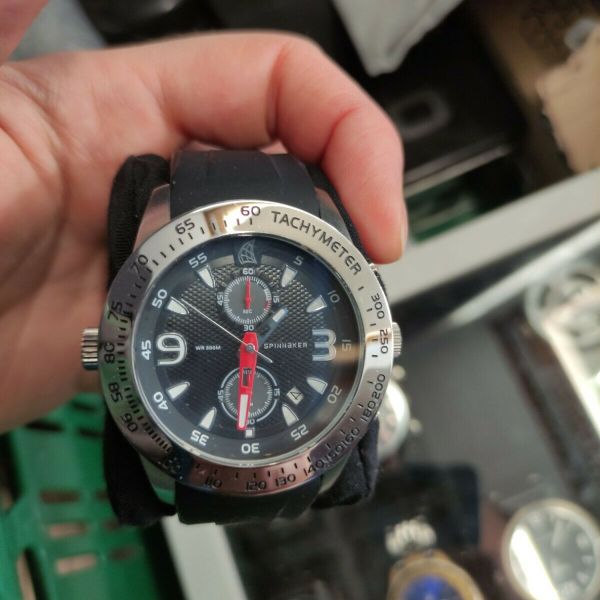 Spinnaker SP-5006 Divers Watch 30 ATM with helium outlet valve ...