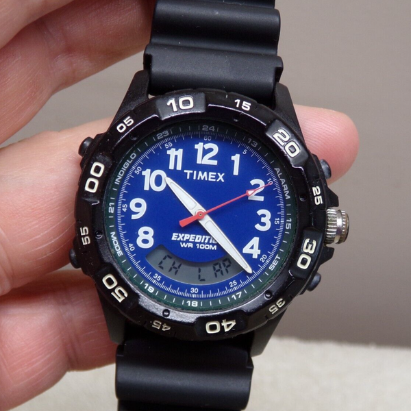 Men's TIMEX Expedition Analog / Digital Watch w/ New Battery - Works ...