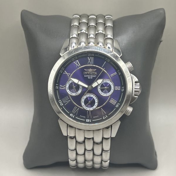 Invicta Chronograph Mod 2876 50M WR Watch. 40mm Case. 20mm Band Width ...