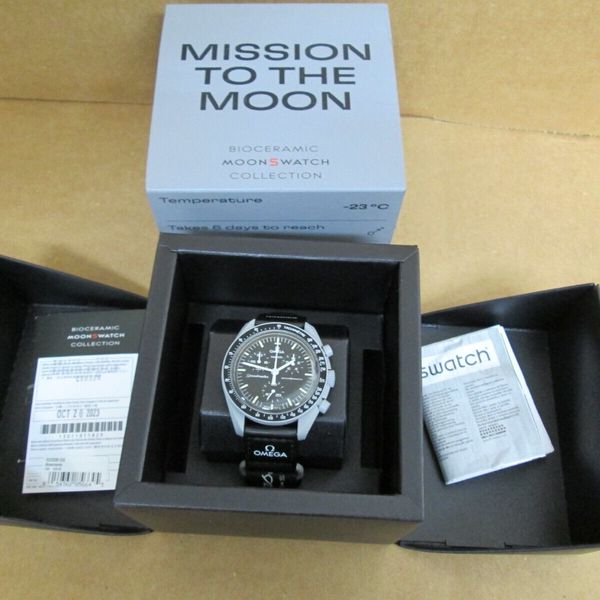 New Swatch x Omega Bioceramic Moonswatch Mission To The Moon Watch ...