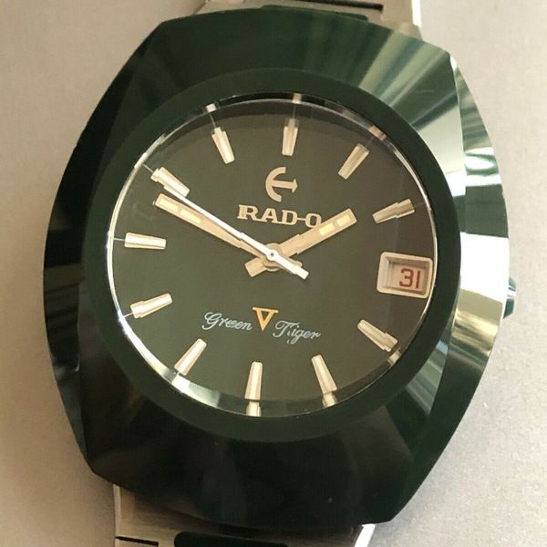 1970s Vintage Rado Green Tiger Automatic Watch | WatchCharts