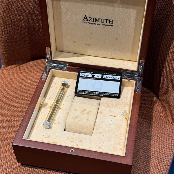 Azimuth Regulateur Retrograde Minutes Mother Of Pearl MOP Dragon 25 ...