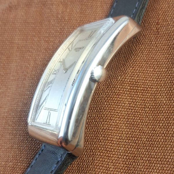 OVERSIZED VINTAGE MEN'S watch HERMES PARIS. ULTRA RARE , manual wind ...