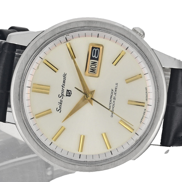Vintage SEIKO Sportsmatic 5 - 21 Jewels 6619 8010 Mens Wrist Watch - 1967 | WatchCharts Marketplace