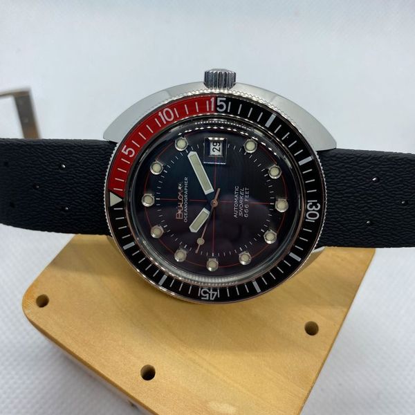 FSOT- Bulova Devil Diver 666 Oceanographer reissue (Black and red) $325 ...