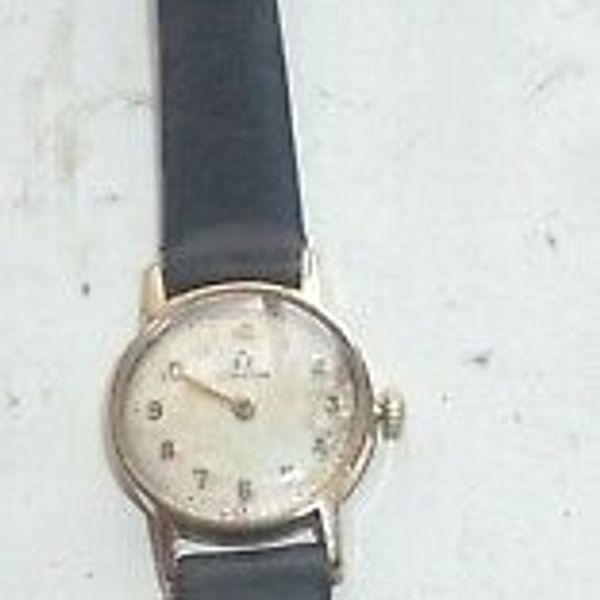 VINTAGE 9CT GOLD OMEGA WATCH SCRAP OR REPAIR NO RESERVE | WatchCharts ...