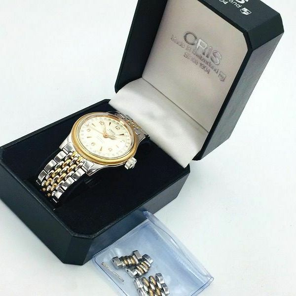 ORIS Watch 7463B 634 Big Crown Automatic 18K Gold Plated Pointer Date ...