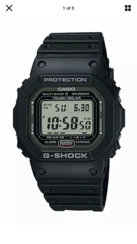 Casio Watch G-Shock Radio Solar Atomic GW-5000-1JF - Brand New - Ships ...