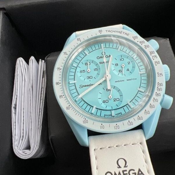 OMEGA x Swatch MoonSwatch Mission To URANUS Watch -With Box #09 ...