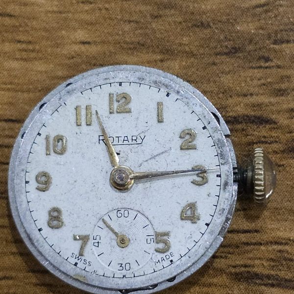 Vintage Swiss Rotary 15 Jewels Mechanical Ladies Watch Movement -20mm ...