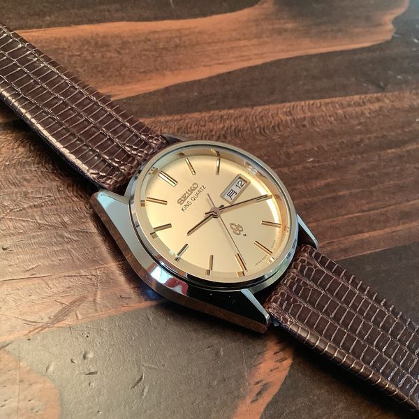 Seiko King Quartz 4823-8000 - Gold Tone - 36mm | WatchCharts Marketplace