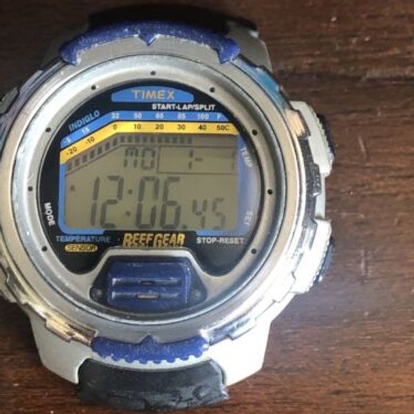 Timex Reef Gear Watch NEW BATTERY | WatchCharts Marketplace