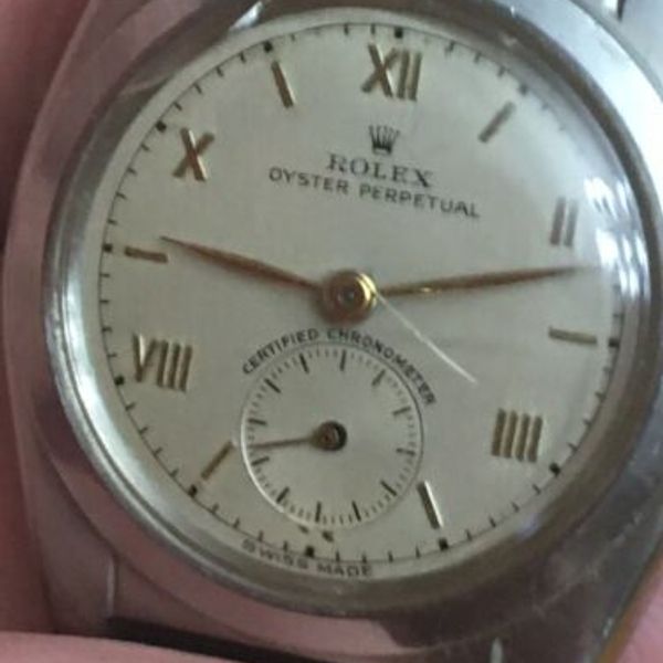 Rolex 2764 SS Bubble Back 1942 Mib Automatic All Original Vintage Swiss ...
