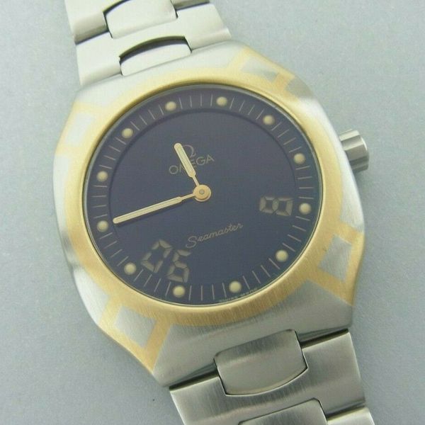 Omega Seamaster Polaris Stahl Gold Referenz 3860822 386.0822 Cal.1665 m ...
