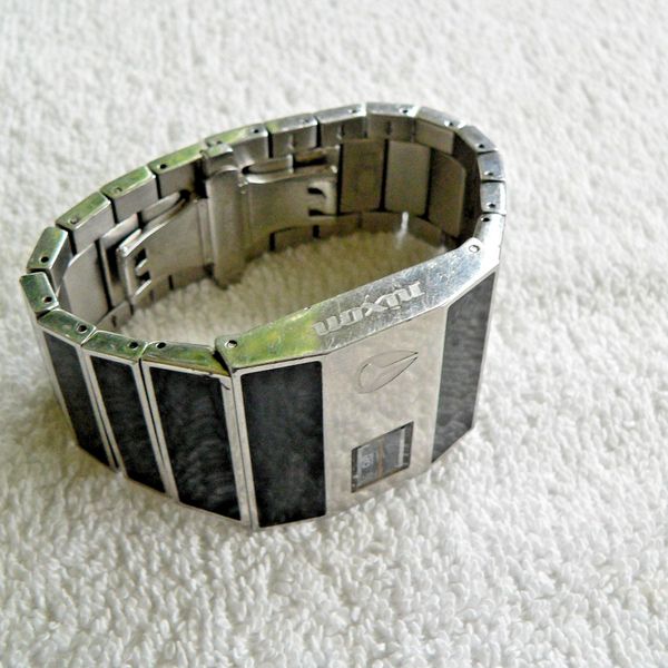 Nixon THE ROTOLOG DIRECT TIME Black Dial Analog Quartz Watch UnTested ...