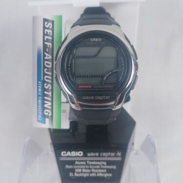 Casio Wristwatch Wave Ceptor WR50M WV-58A 3054 World Time Alarm Chrono ...