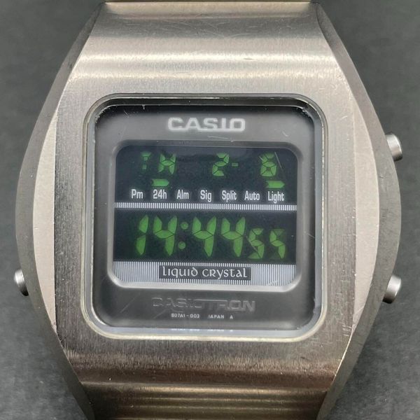 Vintage Casio Casiotron Dial Liquid Digital Men Watch 1970's Silver USED | WatchCharts Marketplace