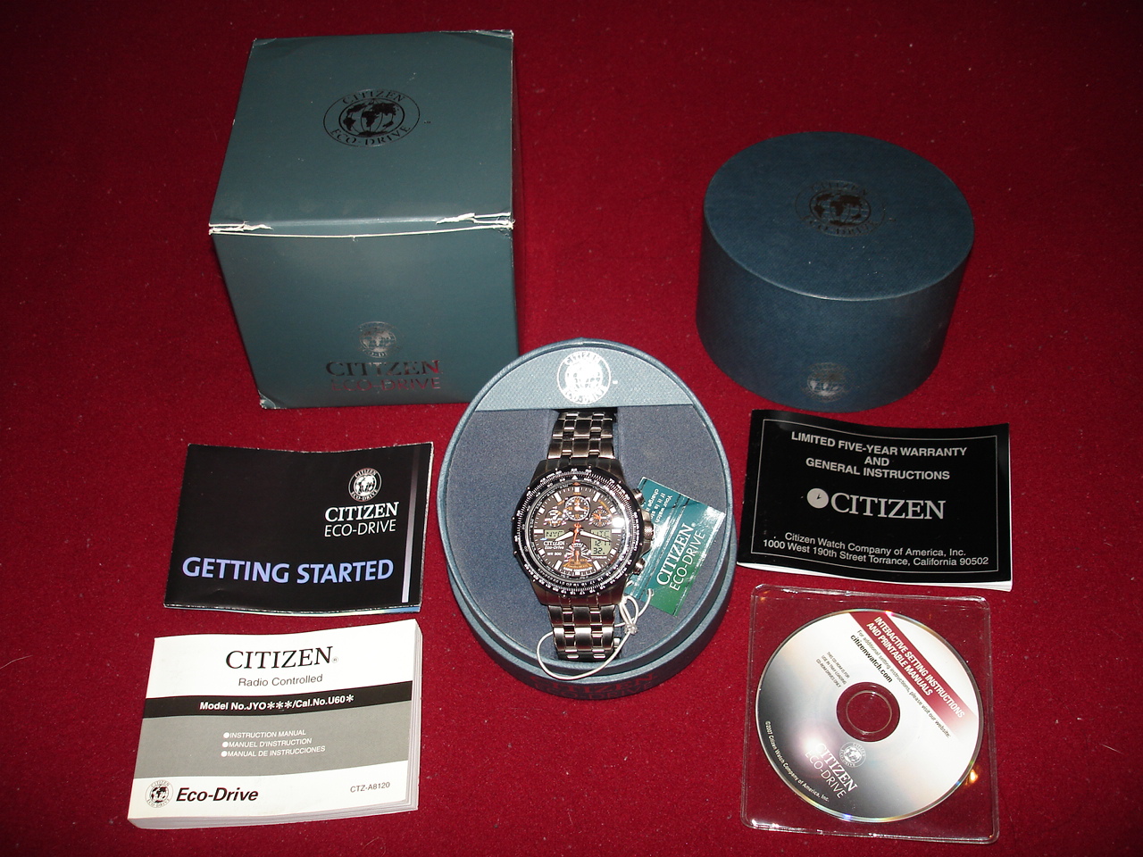 FS: Reduced - NIB Citizen Skyhawk AT Titanium JY0010-50E Eco-Drive with ...