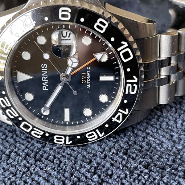Parnis GMT Black | WatchCharts Marketplace