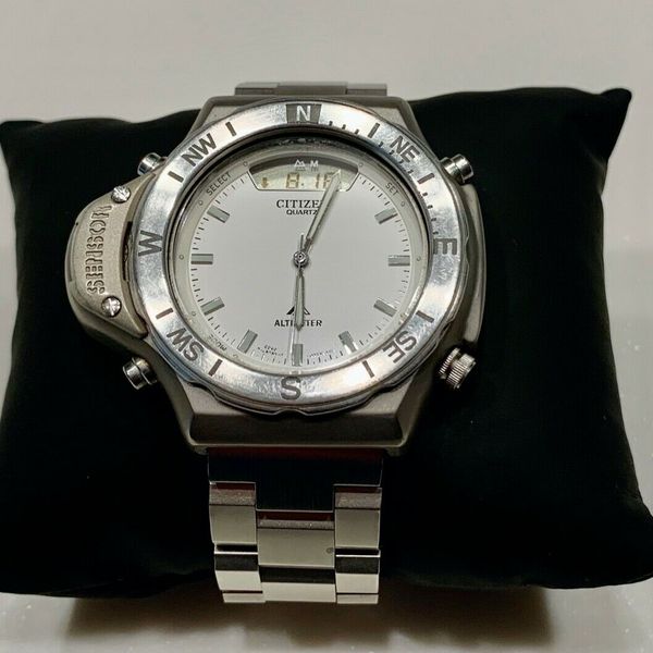 Citizen Promaster Altichron Vintage C040-088450Y Titanium Rare 90s ...