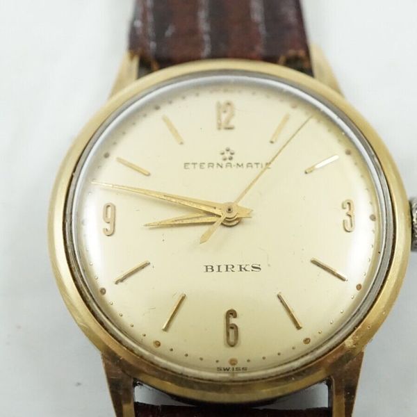 Eternamatic Birks Automatic Gold Bezel Watch CL-041 | WatchCharts ...