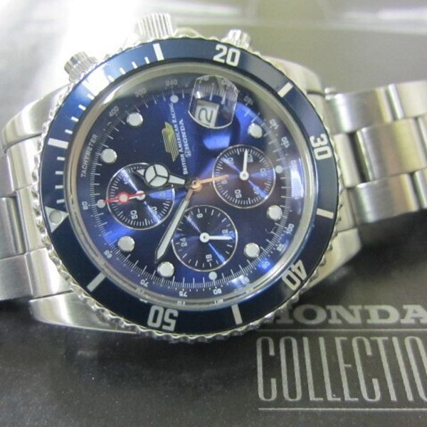 BRITISH AMERICAN RACING BAR HONDA Chronograph CITIZEN Auto Quartz Mens ...