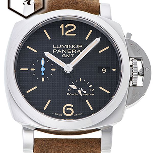Panerai Luminor 1950 3Days GMT Power Reserve Acciaio Ref.PAM01537 New ...