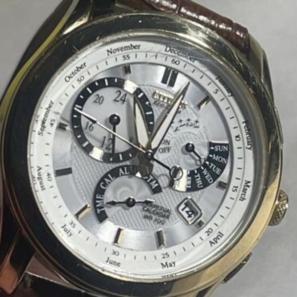 Citizen E870-S015332 HST Eco Drive Perpetual Calendar Solar Mens Watch ...