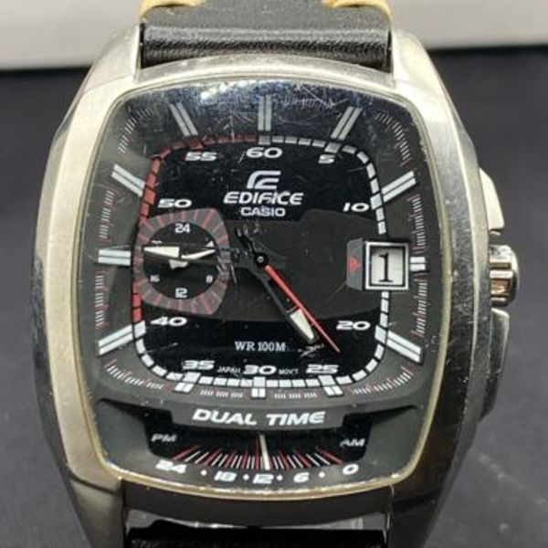 Casio Edifice EF-321 World Dual Time New Battery And Strap ...