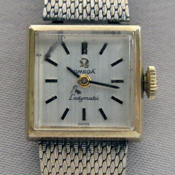 Vintage 17 Jewel OMEGA 660 LADYMATIC 14K Gold Filled Ladies Swiss Watch ...